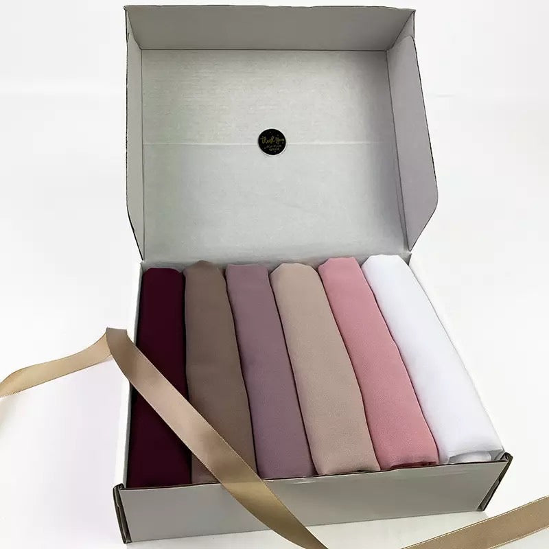 Georgette Hijab Box - Everyday Chic – Hijab Heaven Co